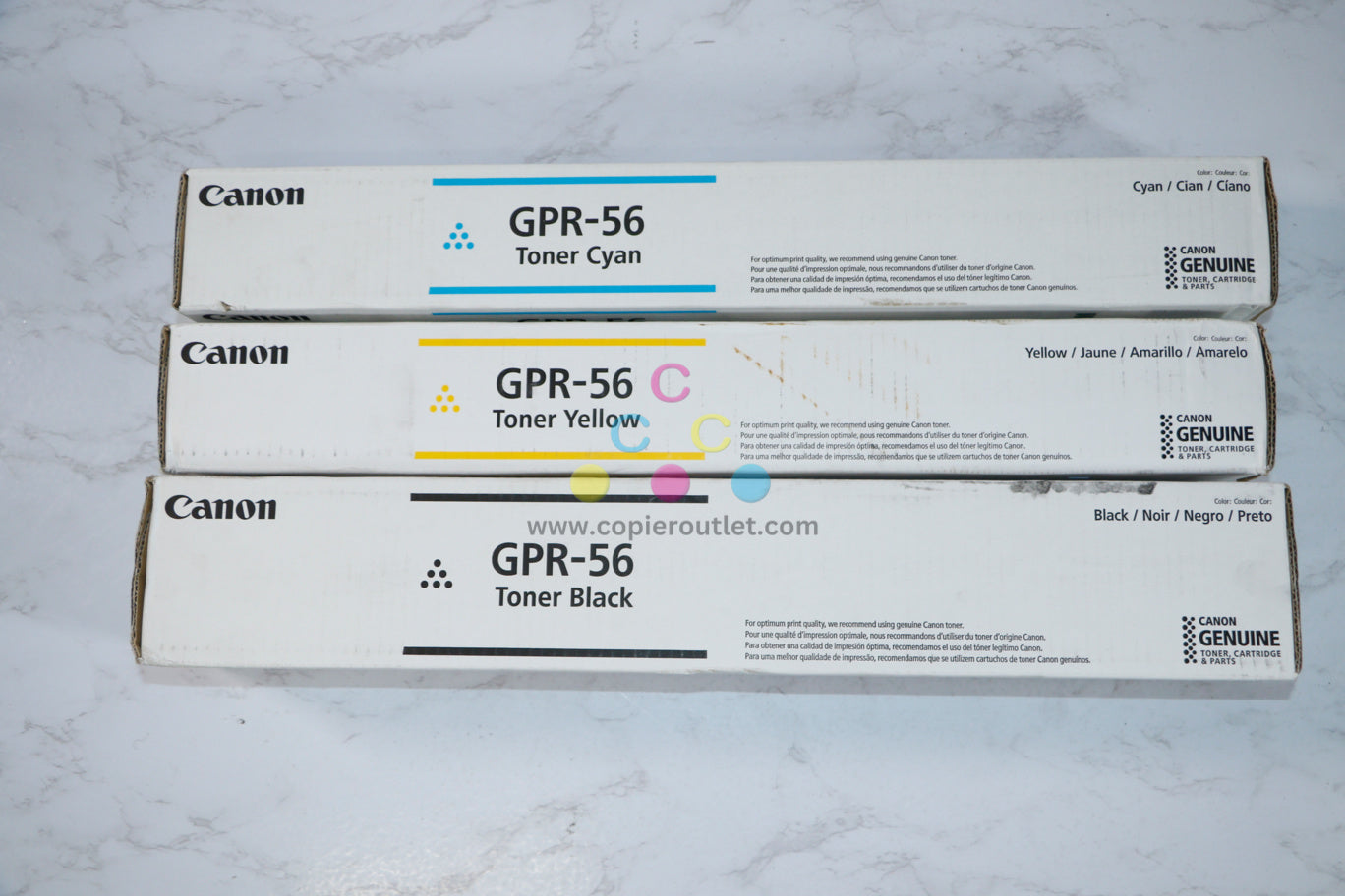 OEM Canon imageRUNNER ADVANCE C7565 C7570 C7580 GPR-56 CYK Toner Cartr