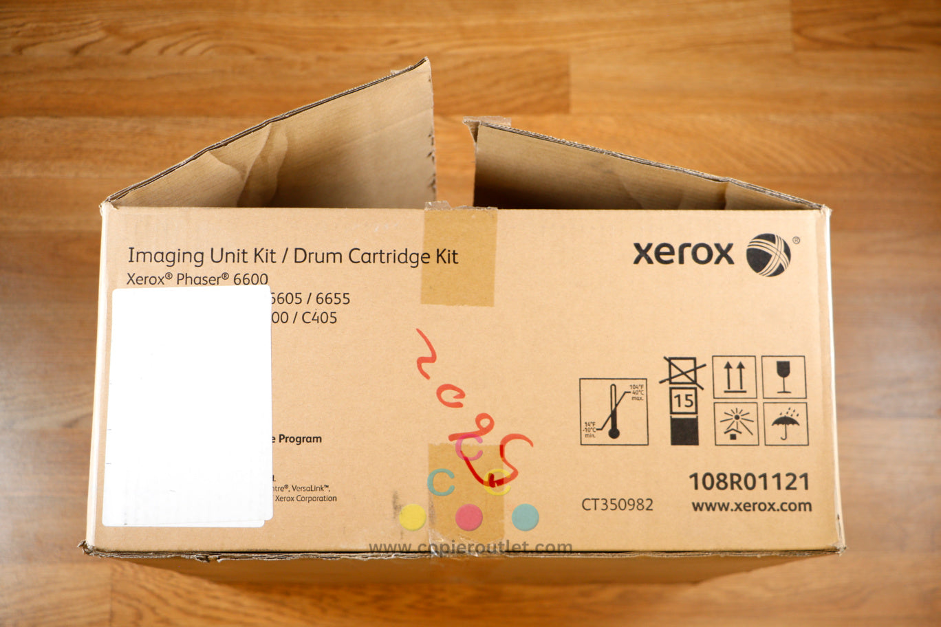 Open Genuine Xerox CMYK Imaging Drum Kit VL C400 C405 WC 6605 6655 Sam
