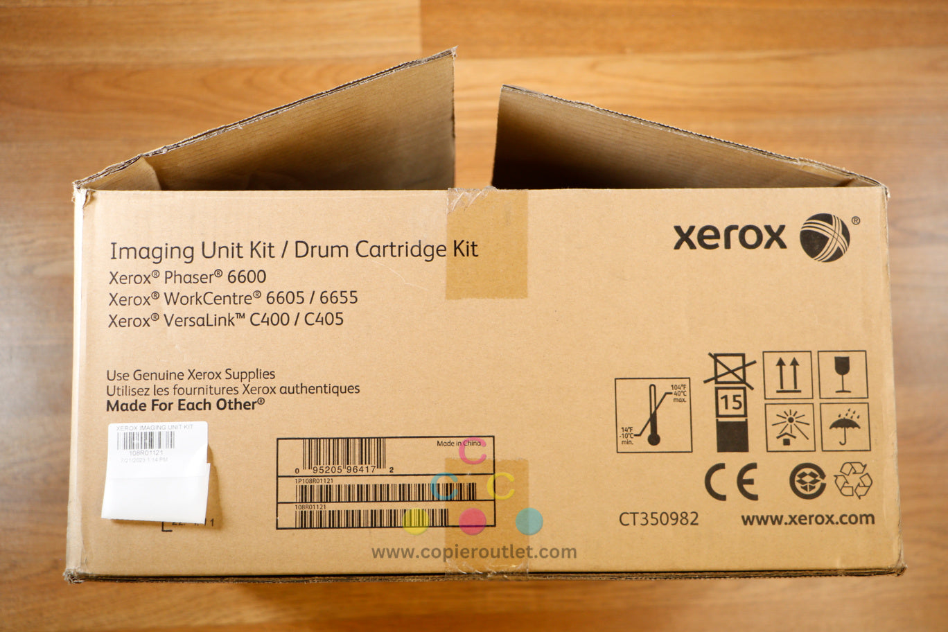 Open Genuine Xerox CMYK Imaging Drum Kit VL C400 C405 WC 6605 6655 Sam