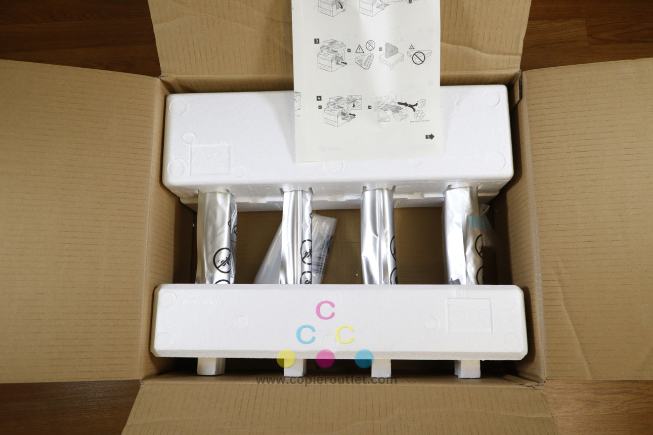 Open Genuine Xerox CMYK Imaging Drum Kit VL C400 C405 WC 6605 6655 Sam